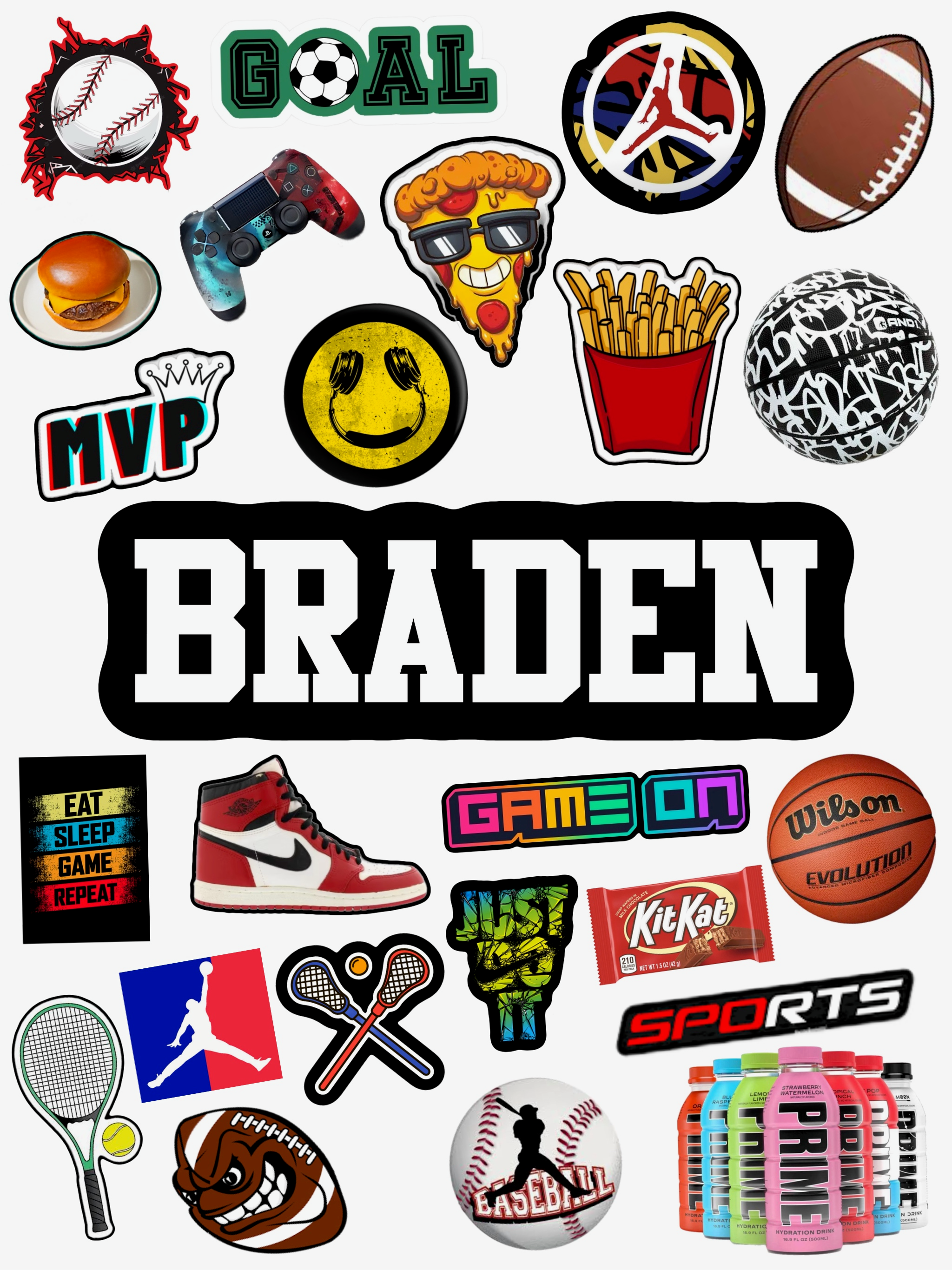 Cool Dude Sticker Sheet – Camprageous Gifts