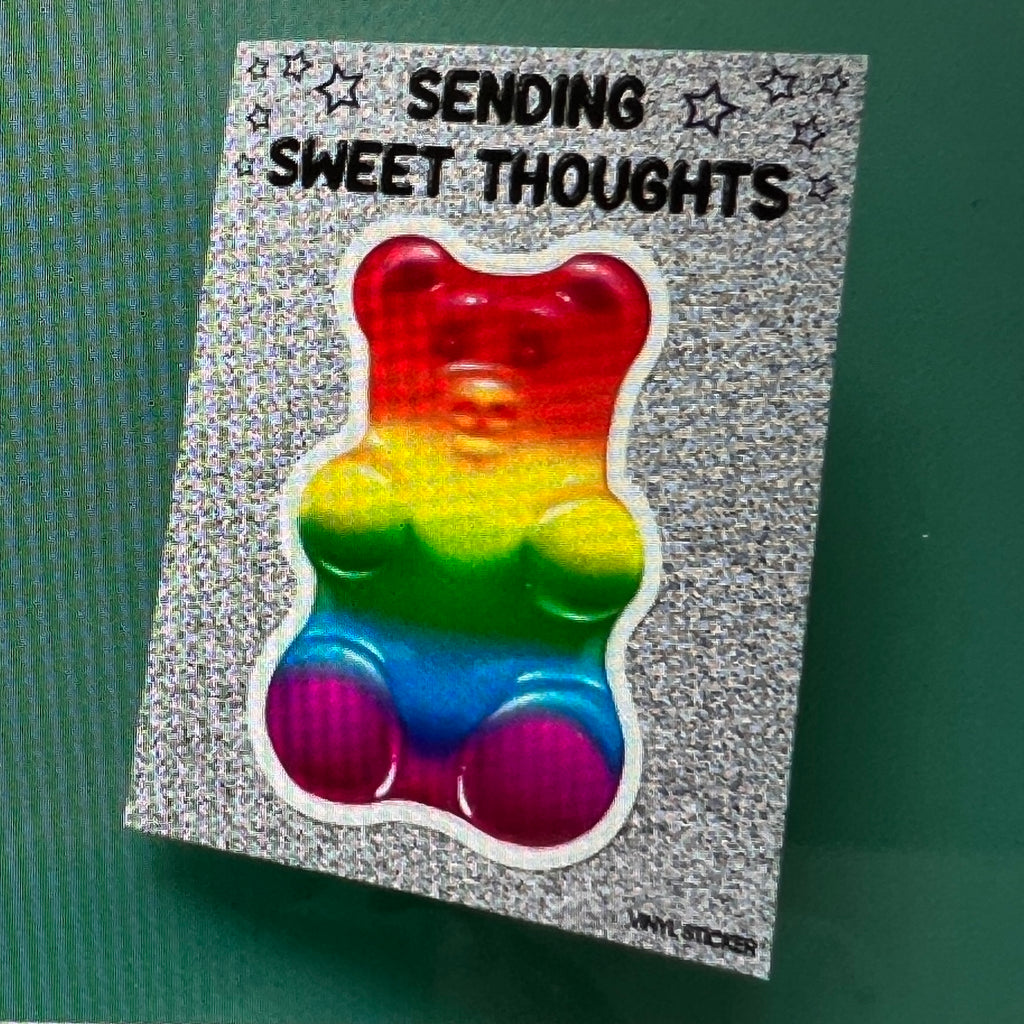 Gummy Bear Sticker Note Card – Camprageous Gifts