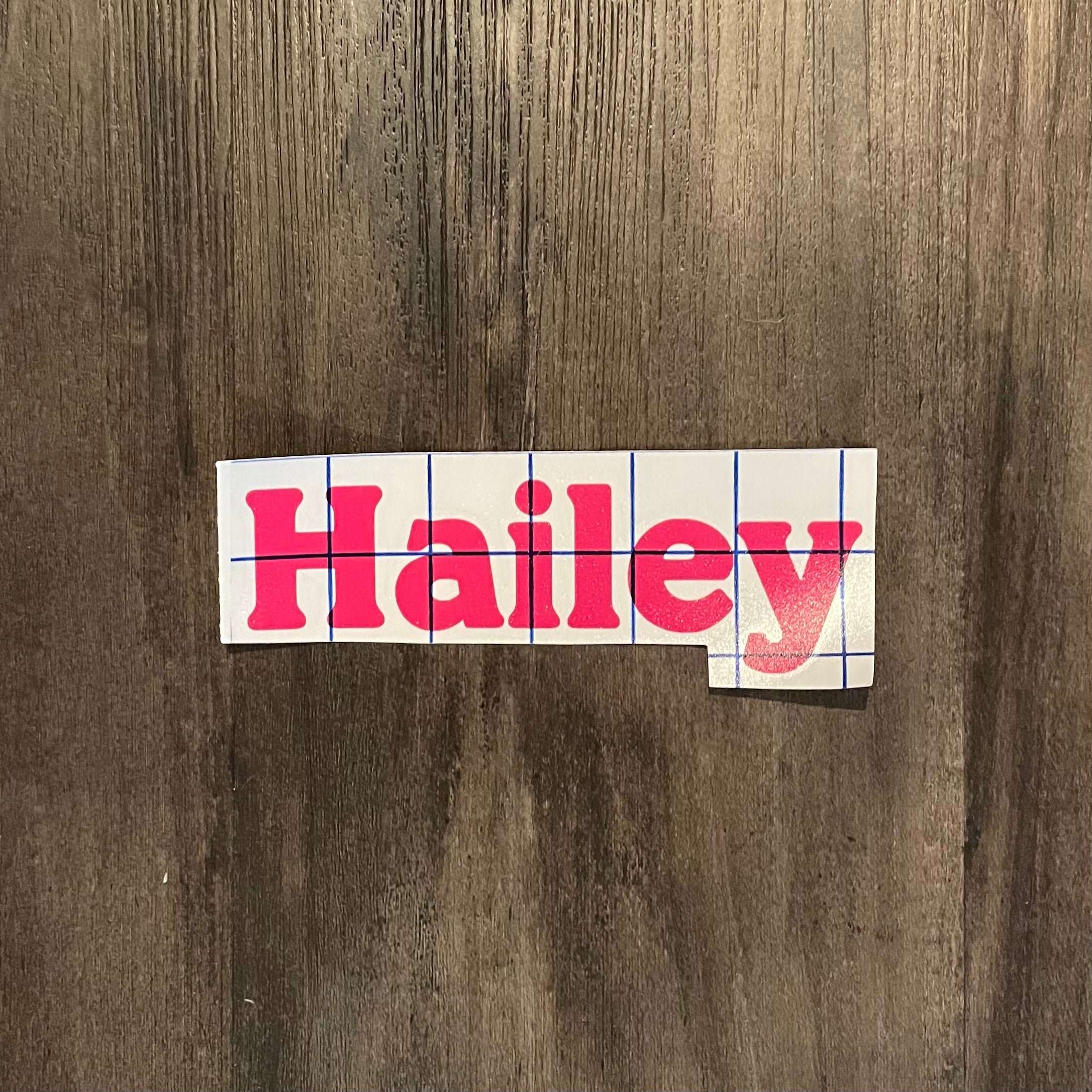 Sample Sale - Hailey - Small Decal – Camprageous Gifts