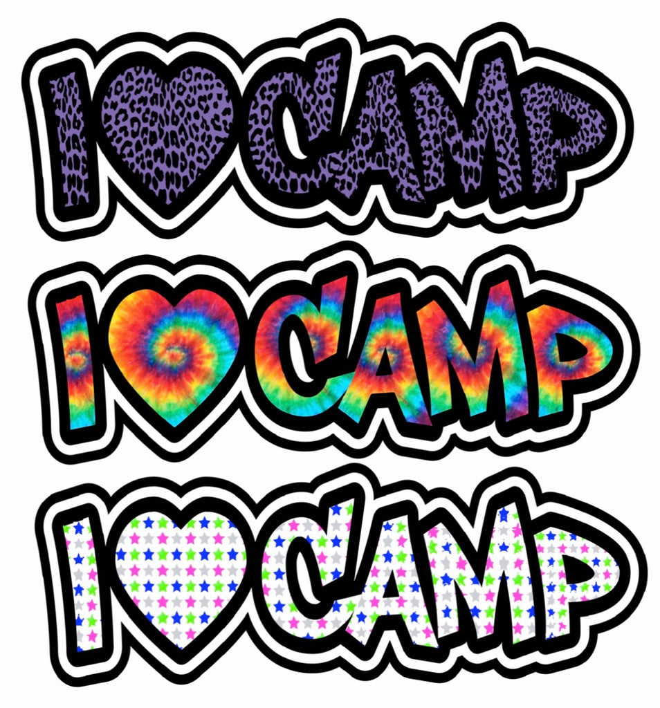 I Heart Camp Decal – Camprageous Gifts